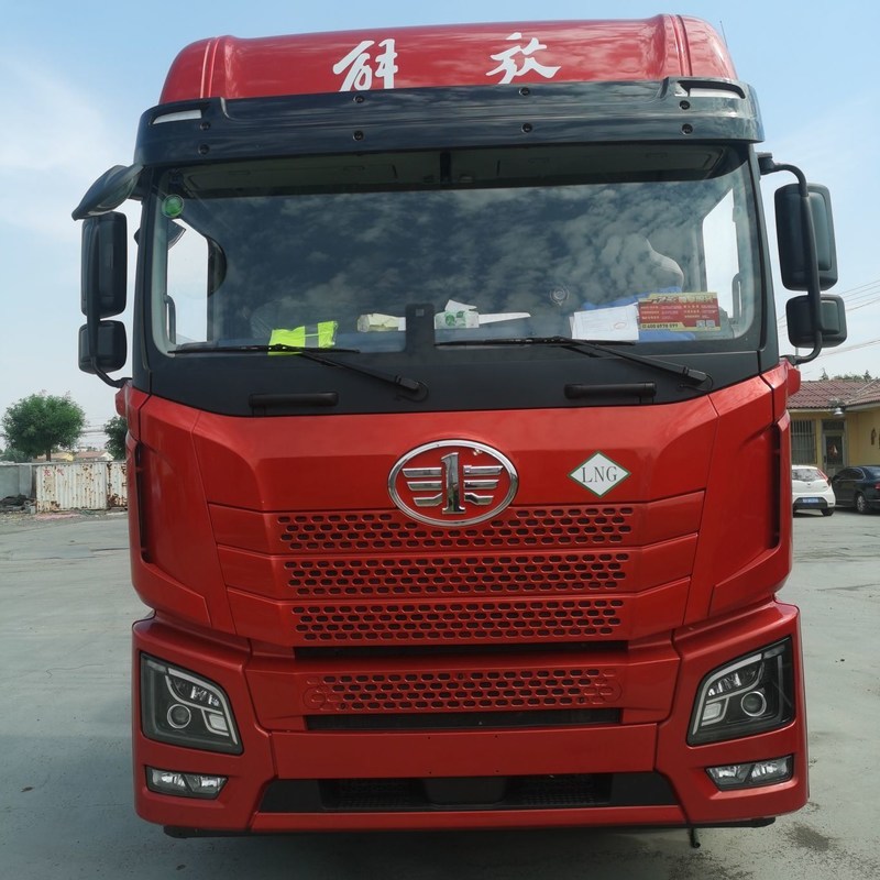 Carbon Steel Cargo Box FAW Jh6 LNG Heavy Duty 530HP Tractor Truck with ...